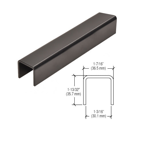 CRL U-Channel Cap for 21.52 mm Glass- 3 m Long